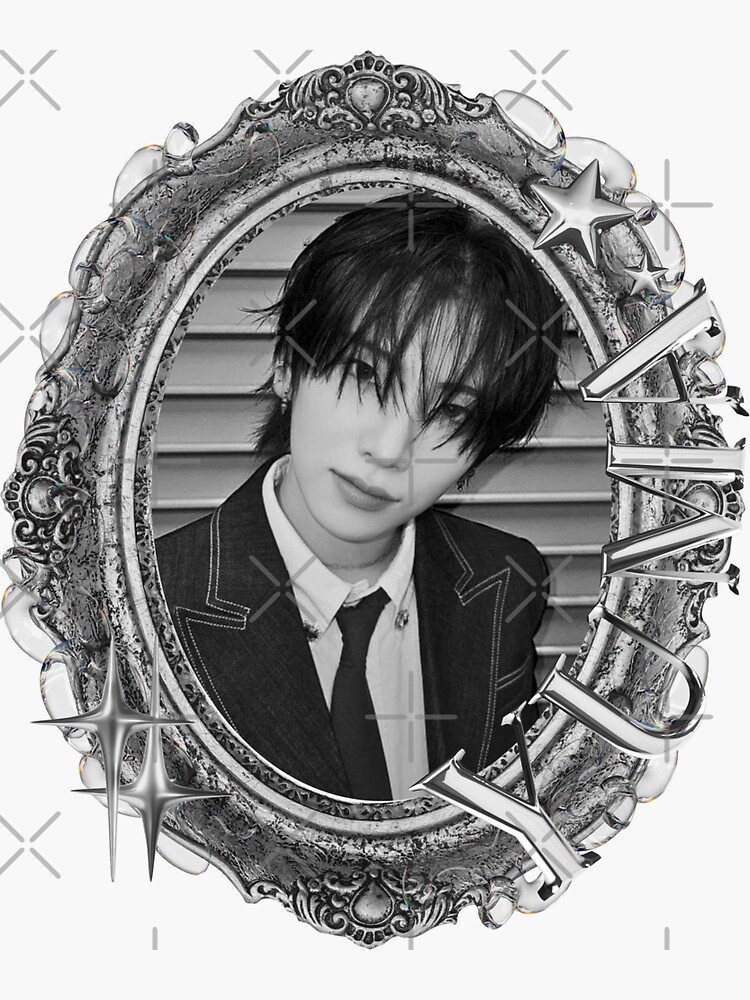 "&Team YUMA Design Black & White Vintage Mirror" Sticker for Sale by ...