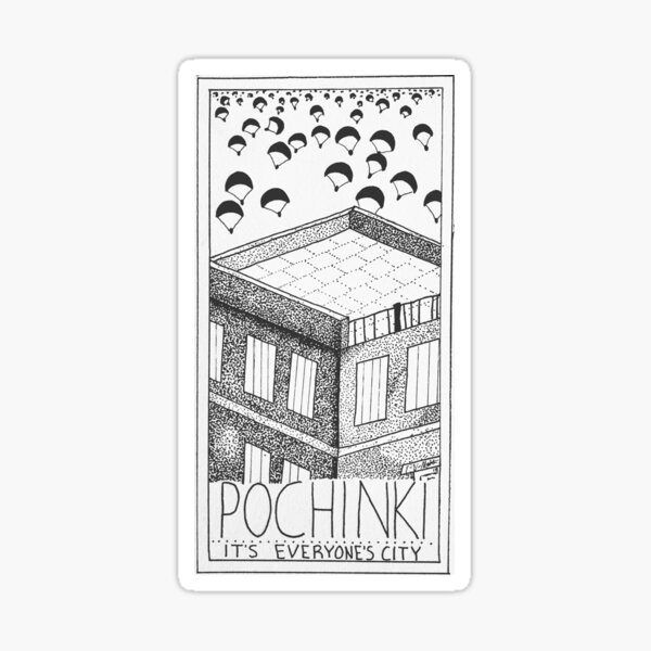"Pochinki Travel Poster" Sticker for Sale by Artofmissions | Redbubble