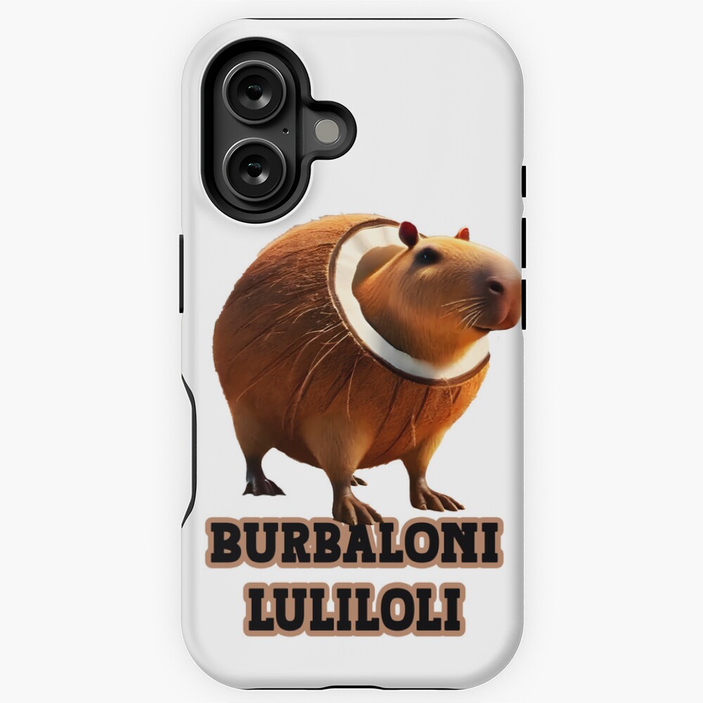 "Burbaloni Luliloli with name text Capibarello Cocossini Brainrot Meme ...