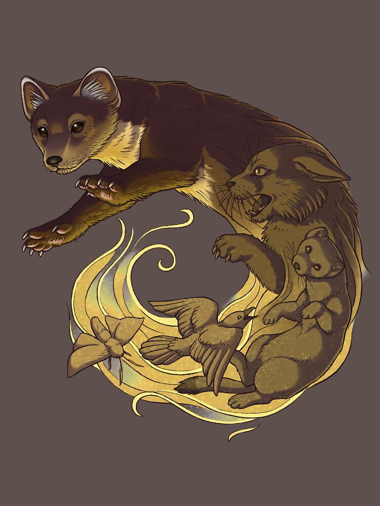 "Pantalaimon" T-shirt for Sale by AlexBaxter | Redbubble | pantalaimon ...