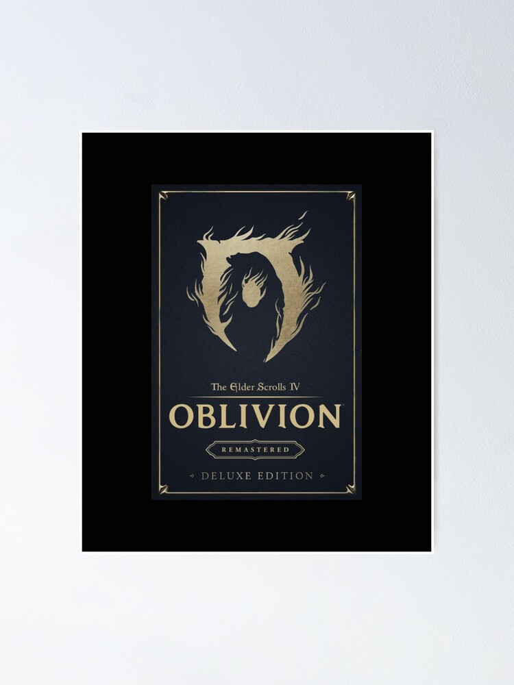 "Character Fanart Inspired by The Elder Scrolls IV: Oblivion Remastered" Poster for Sale by ...