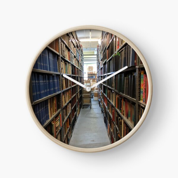 Bookshelves Clocks | Redbubble