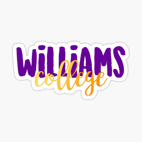 "Williams College" Sticker for Sale by mgstein | Redbubble