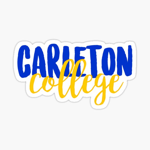 "Carleton College" Sticker for Sale by mgstein | Redbubble