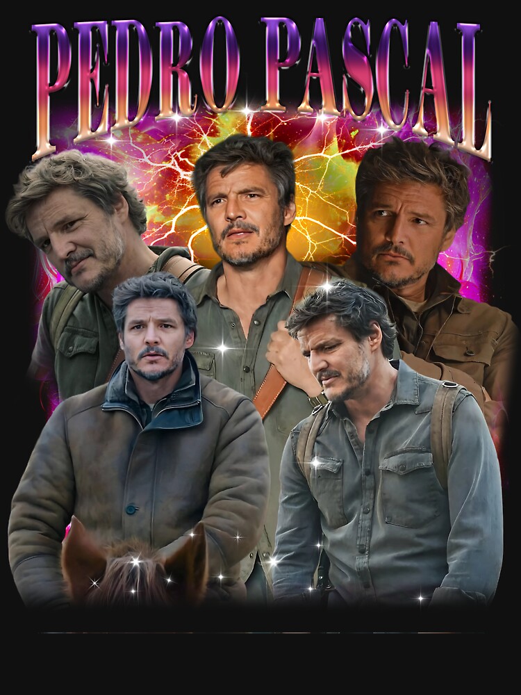 "Pedro Pascal Joel Miller The Last Of Us 2 TLOU Gamer Movie Daddy Meme Fan Art Gift" Essential T ...