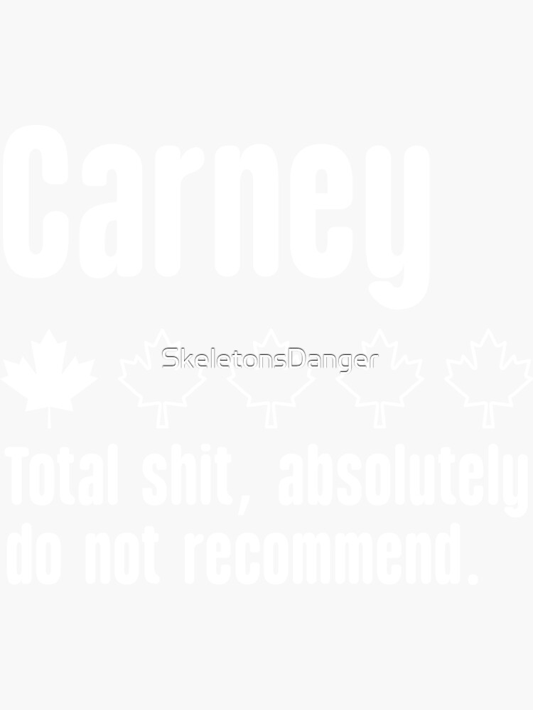 "Funny Mark Carney do not recommended - liberal party of Canada ...