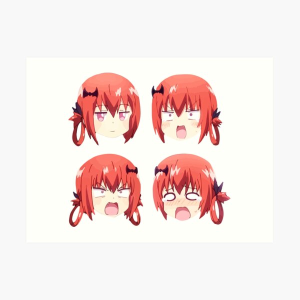 "the many faces of satania" Art Print for Sale by electriclove | Redbubble