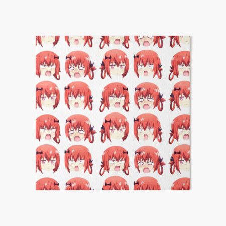 "the many faces of satania" Art Board Print by electriclove | Redbubble