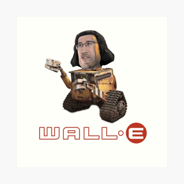 "Lord Farquaad Markiplier E Meme Wall-E shirt" Art Print for Sale by ...