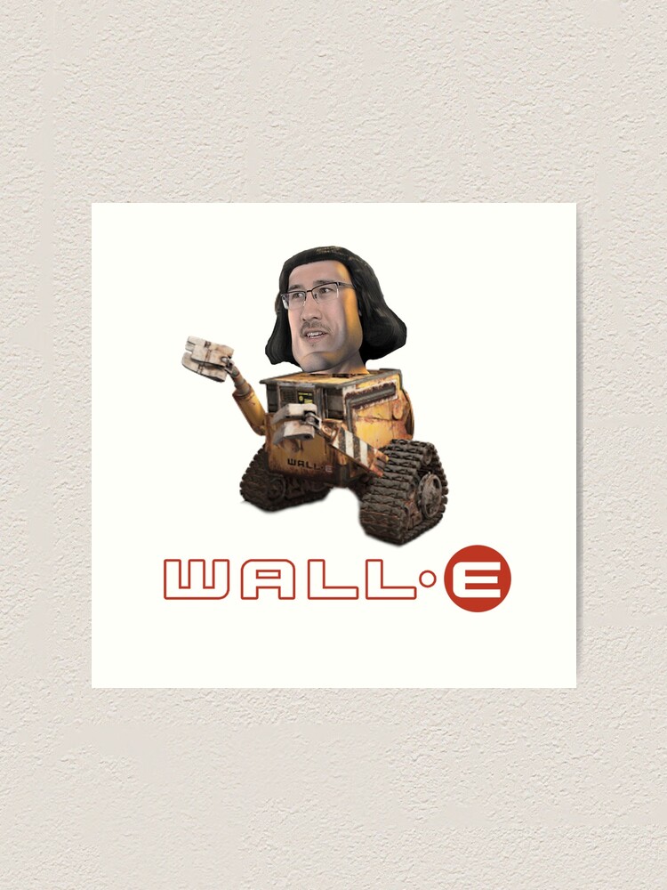 "Lord Farquaad Markiplier E Meme Wall-E shirt" Art Print for Sale by ...