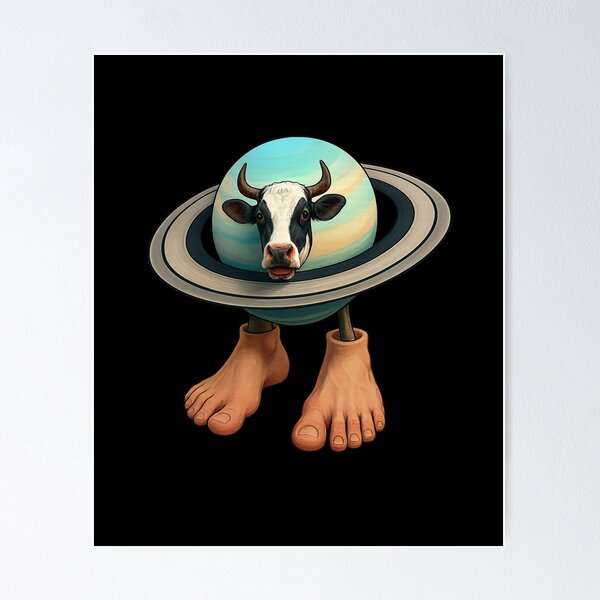 "La vaca Saturno Saturnita (Italian Brainrot)" Poster for Sale by ...