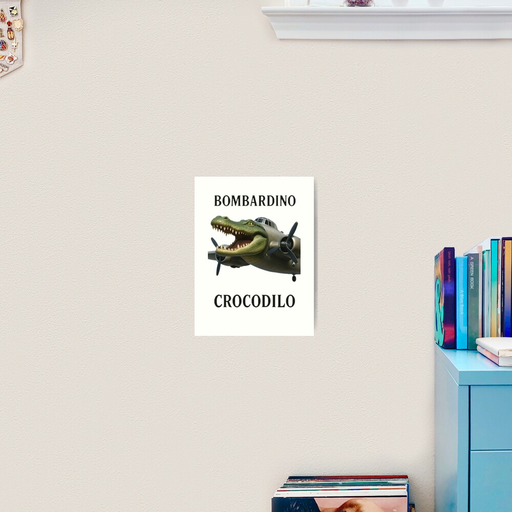 "Italian Brainrot - Bombardino Crocodilo" Poster for Sale by Fresh-Fade ...