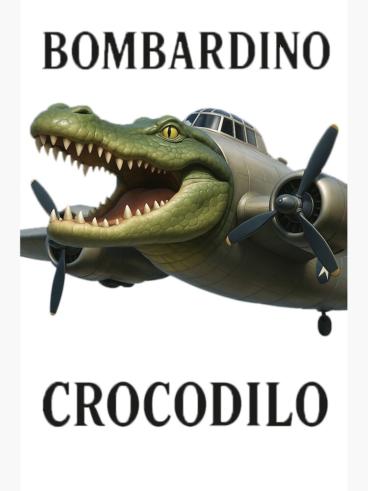 "Italian Brainrot - Bombardino Crocodilo" Poster for Sale by Fresh-Fade ...