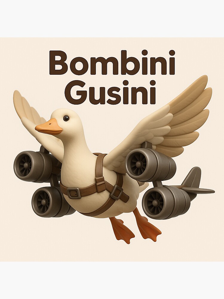 "Italian Brainrot - Bombini Gusini" Sticker for Sale by Fresh-Fade ...
