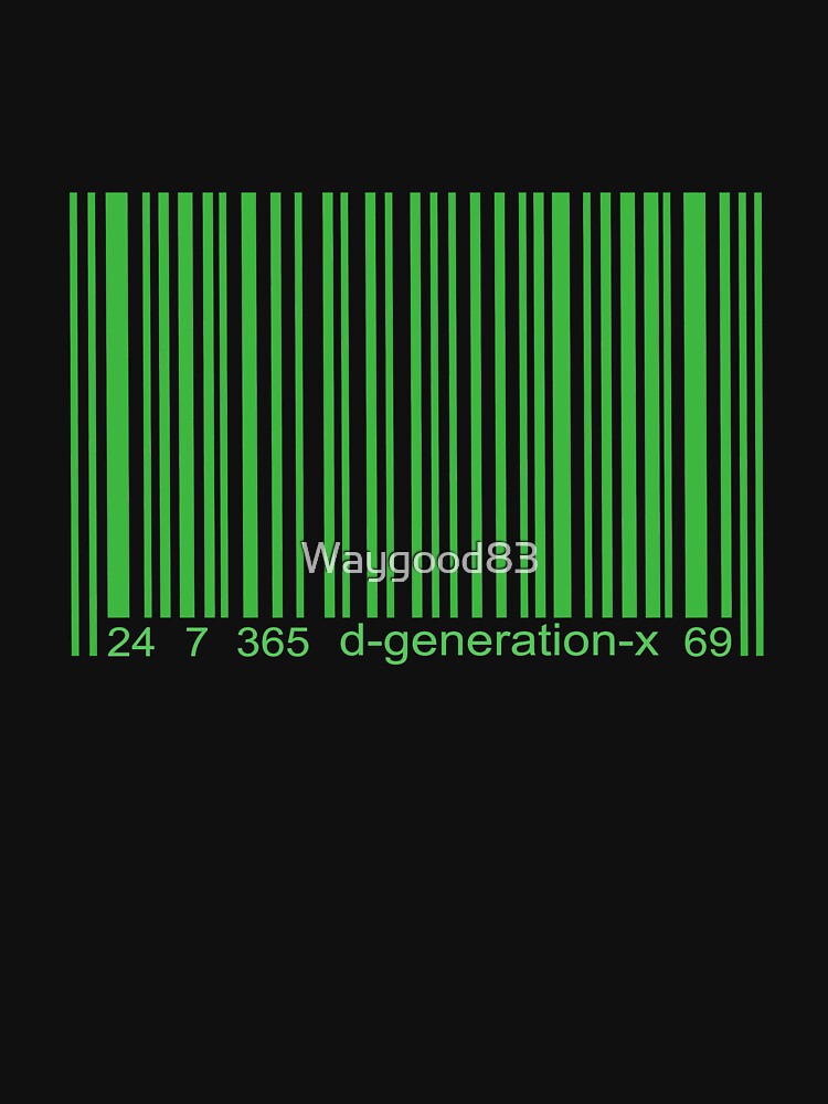 "DX Barcode" T-shirt for Sale by Waygood83 | Redbubble | wrestling t ...