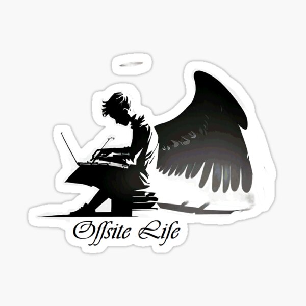 "Offsite Life XL: The Quiet Guardian – Angel Coder Silhouette Design ...