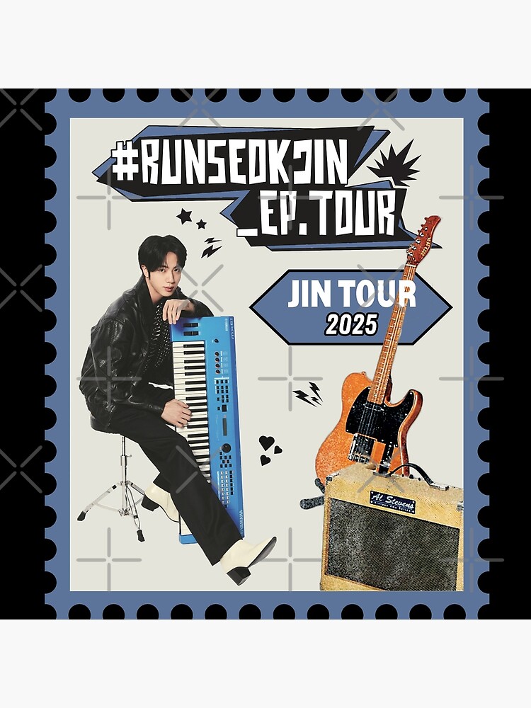 "Jin BTS Run Seokjin Ep Tour, Jin Concert 2025" Poster for Sale by ...