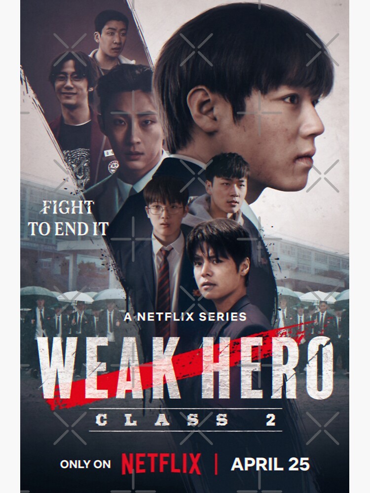 "Weak Hero Class 2" Sticker for Sale by Sheisme000 | Redbubble