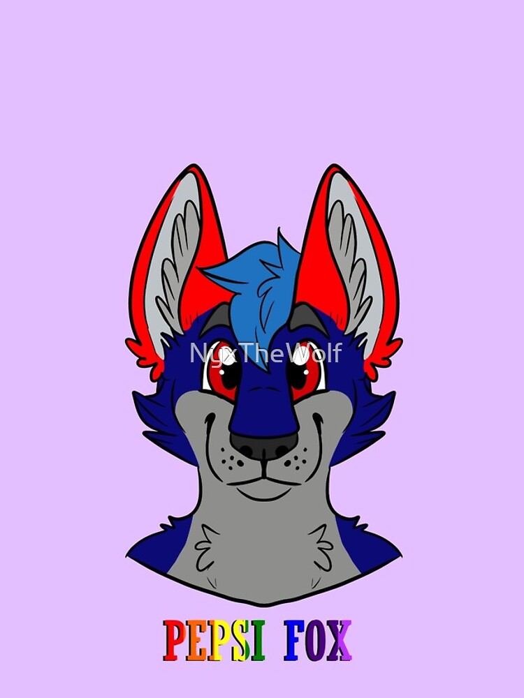 "Pepsi Fox " iPhone Case for Sale by NyxTheWolf | Redbubble