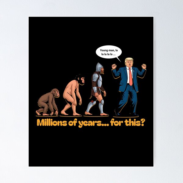 "Millions of years ... for this? Dancing Trump Parody -Funny Human ...