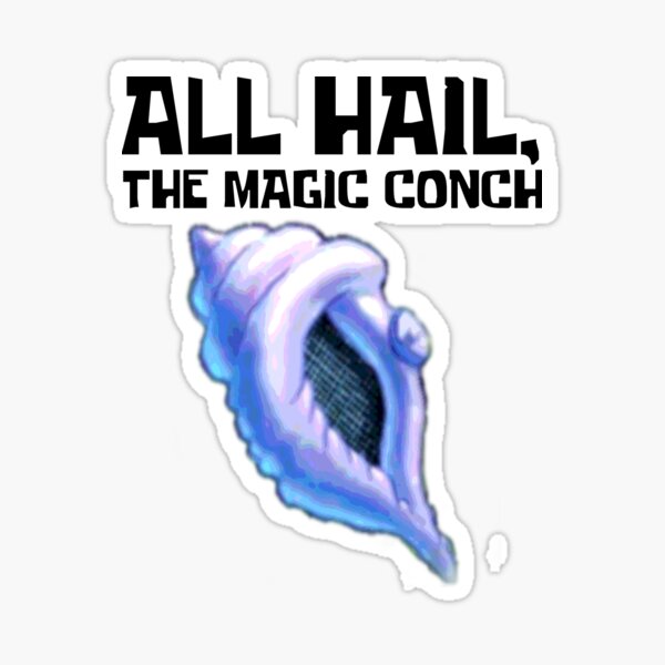 "Spongebob - Magic Conch" Sticker by Steelers23 | Redbubble