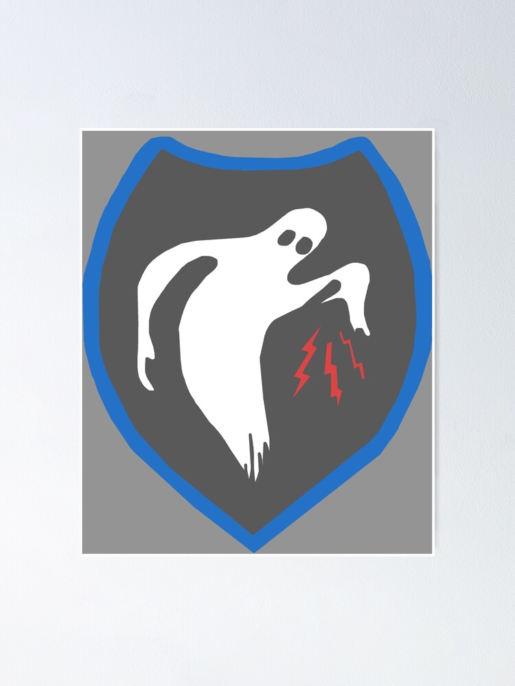 "Ghost Army Patch" Poster by Rocket-To-Pluto | Redbubble
