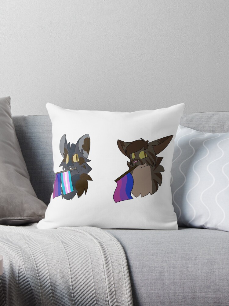 "Bi cat pride!" Sticker for Sale by huntchaser | Redbubble