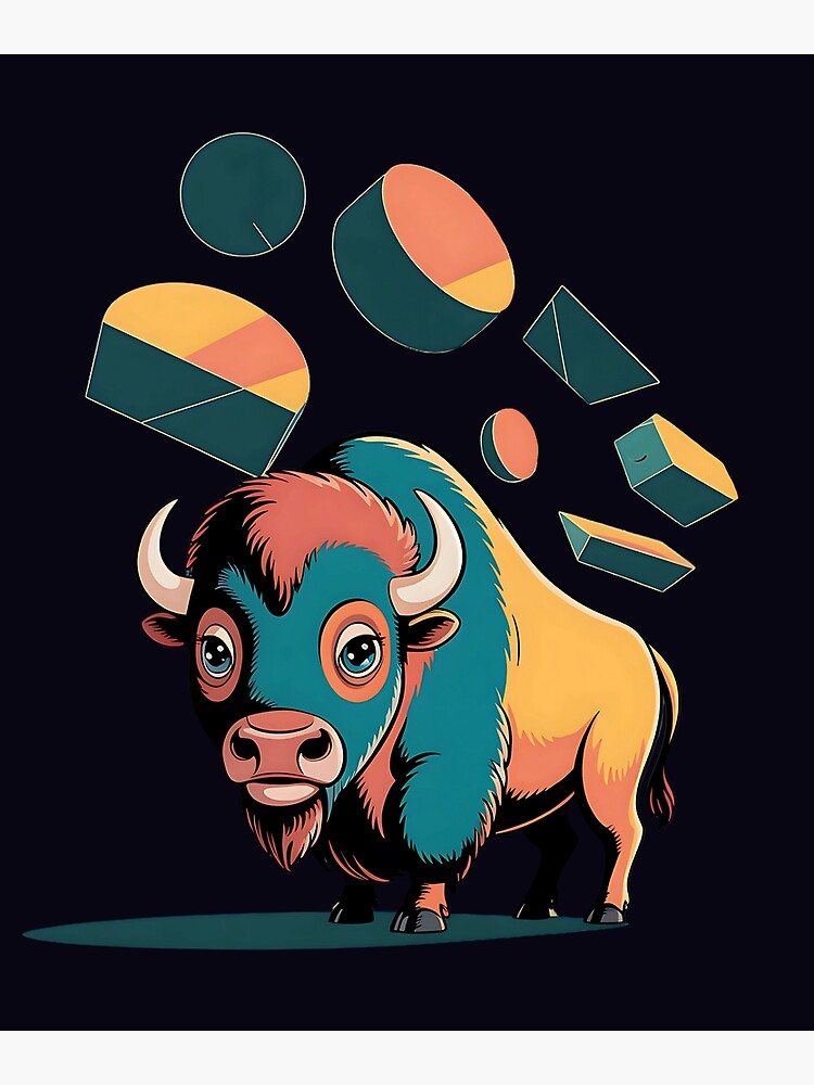"Buffalo Symbol Of The Prairie Levitating Objects " Poster for Sale by ...