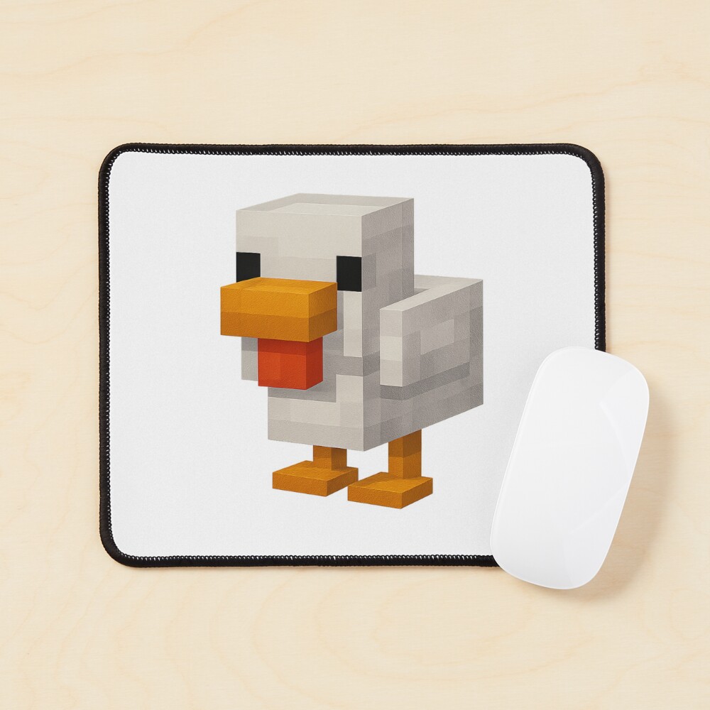 "Minecraft-Inspired Chicken - Blocky Pixel Art" Sticker for Sale by ...