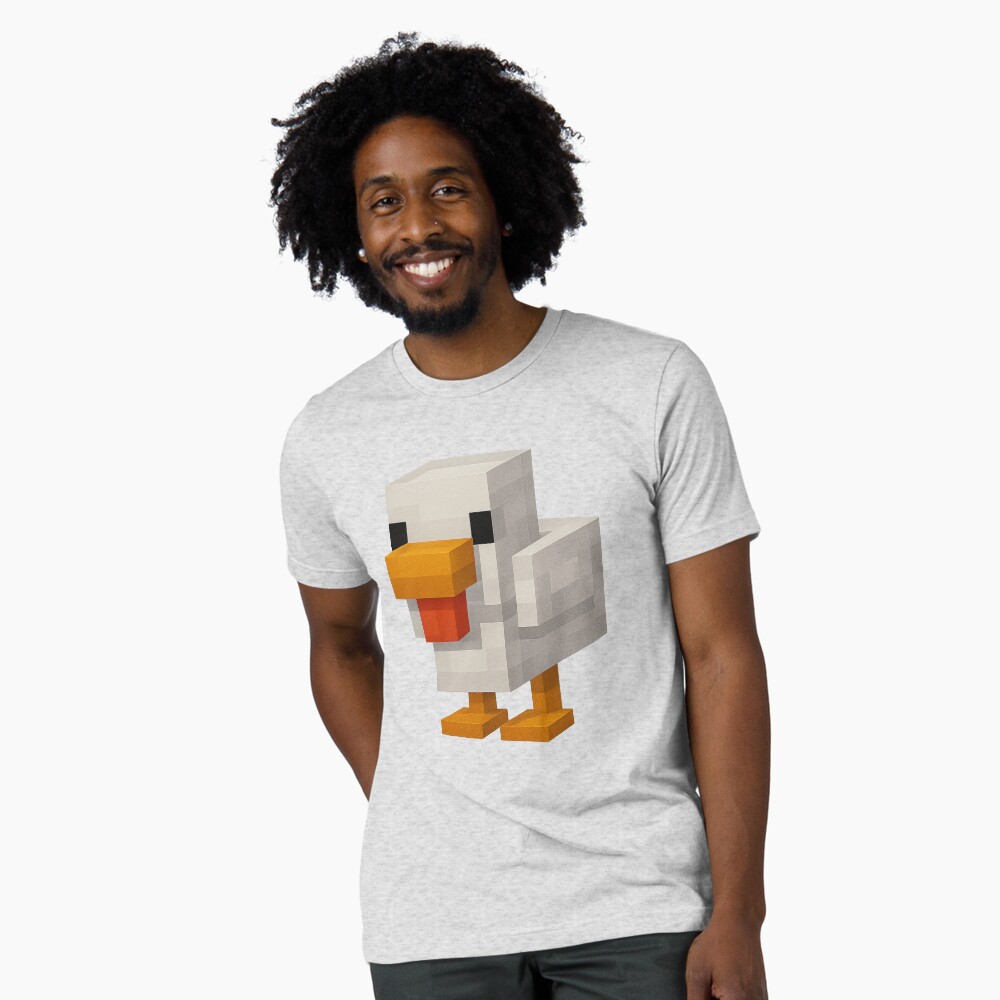 "Minecraft-Inspired Chicken - Blocky Pixel Art" Sticker for Sale by ...
