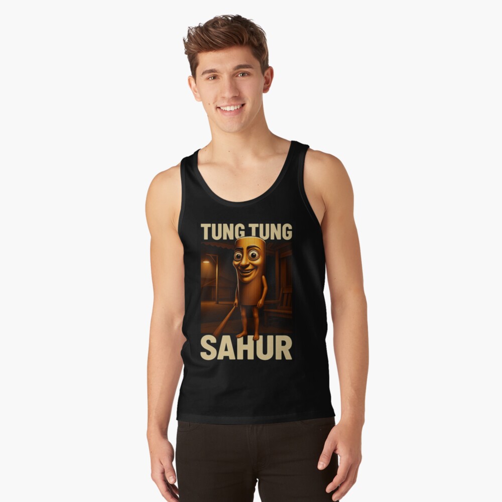 "Tung Tung Sahur Funny Meme" Sticker for Sale by LevelUpArtist | Redbubble