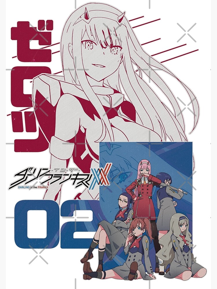 Lámina fotográfica «Zero Two: Hero Style» de Waifu-Dope | Redbubble