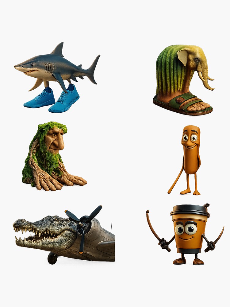 "Italian Brainrot Super 4K Sticker Pack " Sticker for Sale by ...