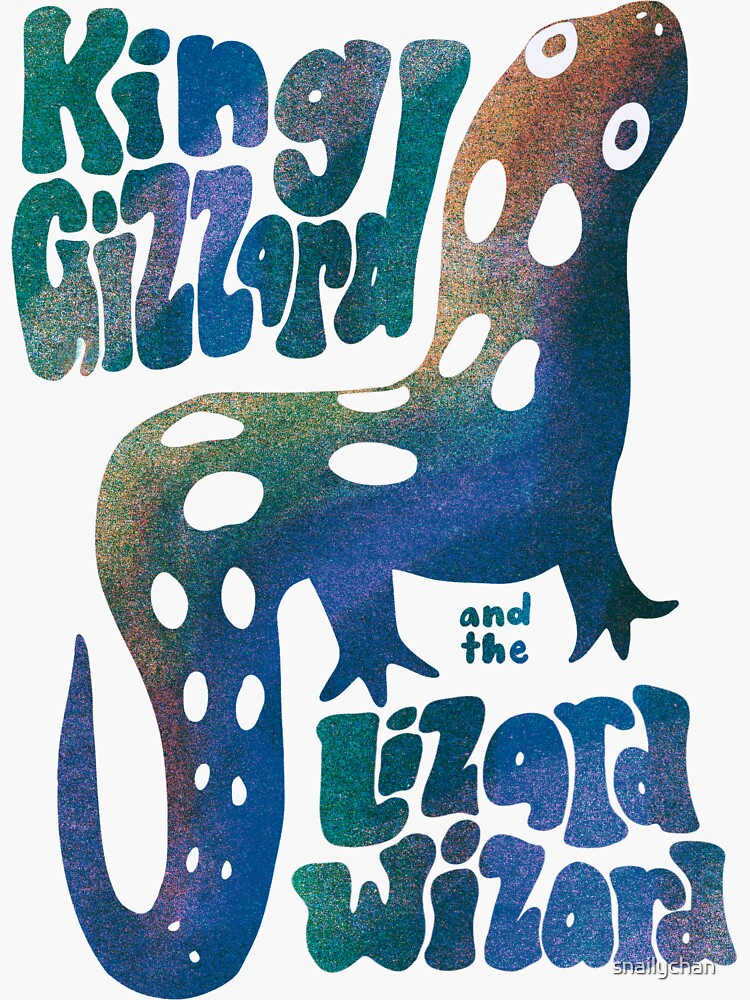 "King Gizzard and the Salamander Commander (Lizard Wizard) (Oil Slick ...