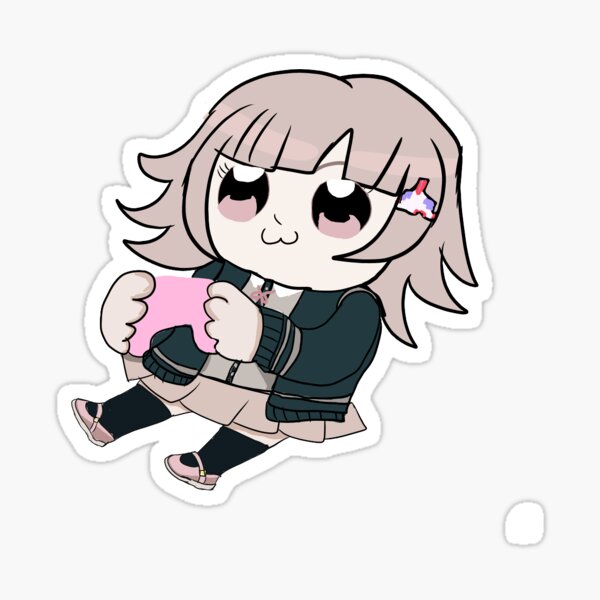 "chiaki nanami danganrompa" Sticker for Sale by griffininthesky | Redbubble
