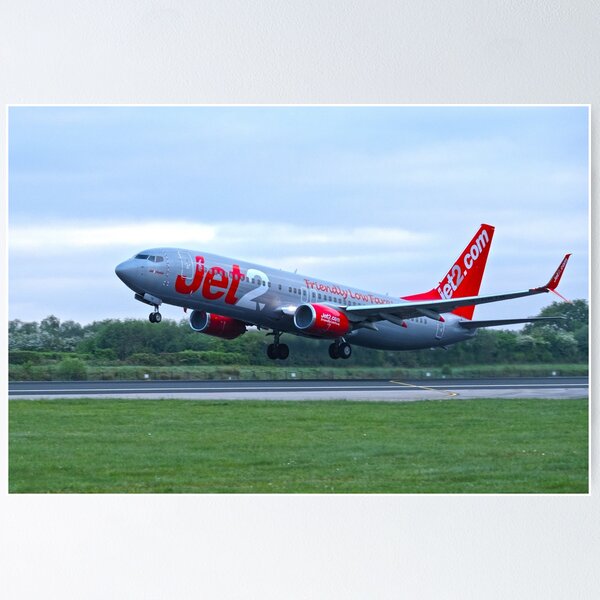 "Jet2 Boeing 737 G-DRTR MAN to TFS" Poster for Sale by Start-Aviation ...