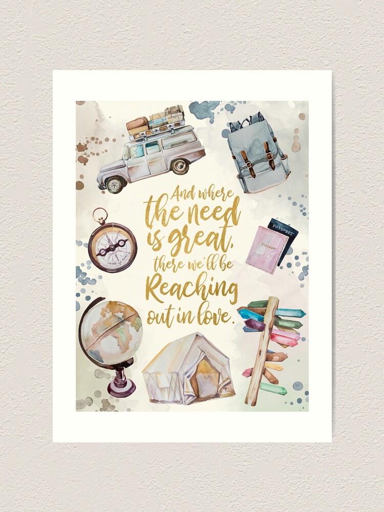 "REACHING OUT" Art Print by JenielsonDesign | Redbubble