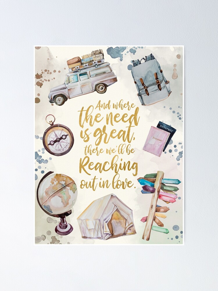 "REACHING OUT" Poster for Sale by JenielsonDesign | Redbubble