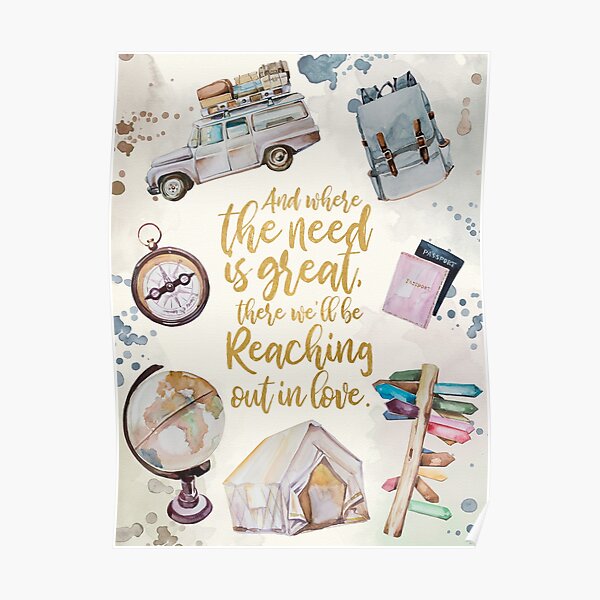 "REACHING OUT" Poster for Sale by JenielsonDesign | Redbubble