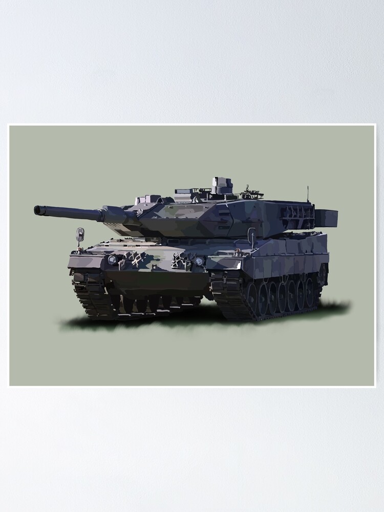 "Panzer Leopard 2" Poster by Sibo Miller | Redbubble