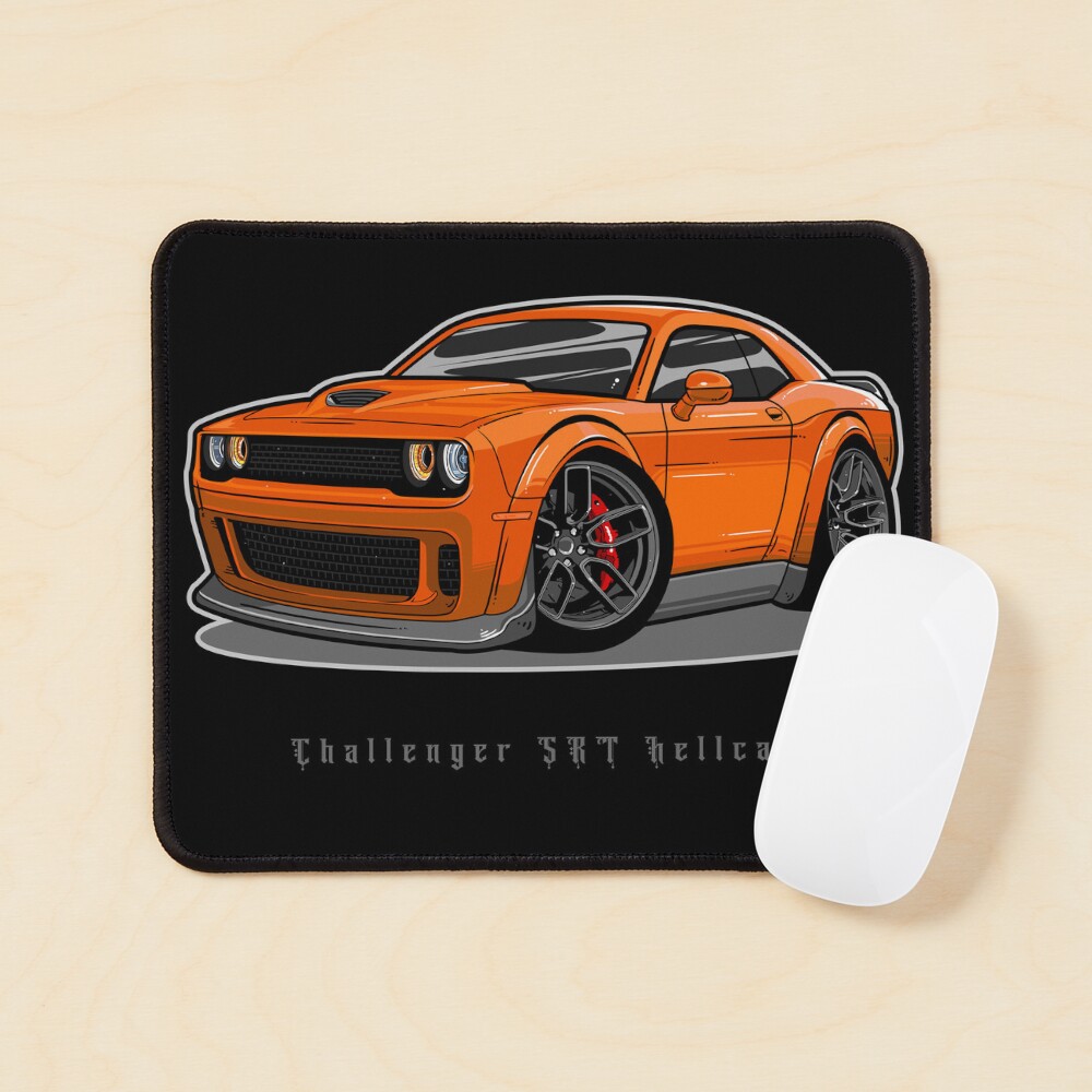 "Challenger Muscle Car" Sticker for Sale by itsTheBugz | Redbubble