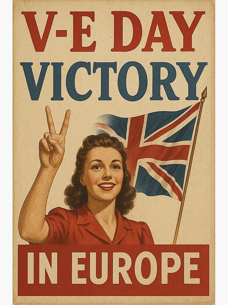"VE Day Poster" Poster for Sale by Start-Aviation | Redbubble