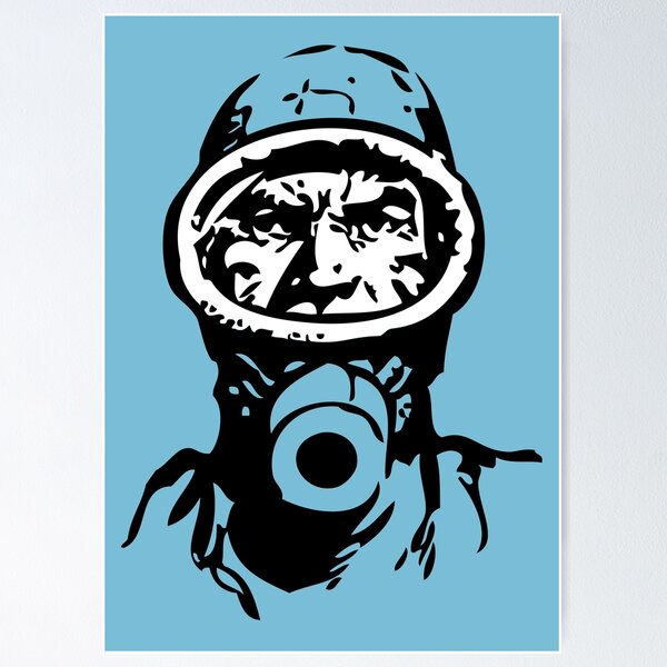 "The ETERNAUT Stencil (El Eternauta)" Poster for Sale by frikybomb ...