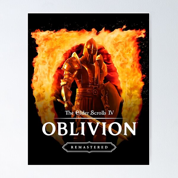 "The Elder Scrolls IV Oblivion Remastered" Poster for Sale by Hajuji | Redbubble