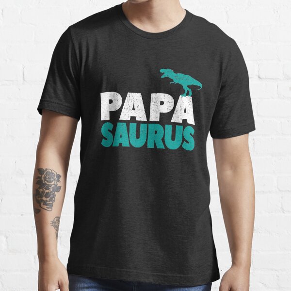 Camiseta «Papa Saurus Dad Daddy Dino Dinosaurio T-Rex Regalo Día del ...