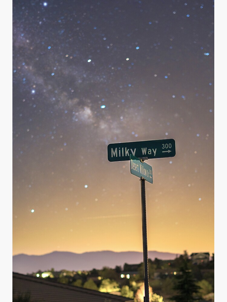 "The Milky Way on Milky Way" Sticker for Sale by JDHoop702 | Redbubble