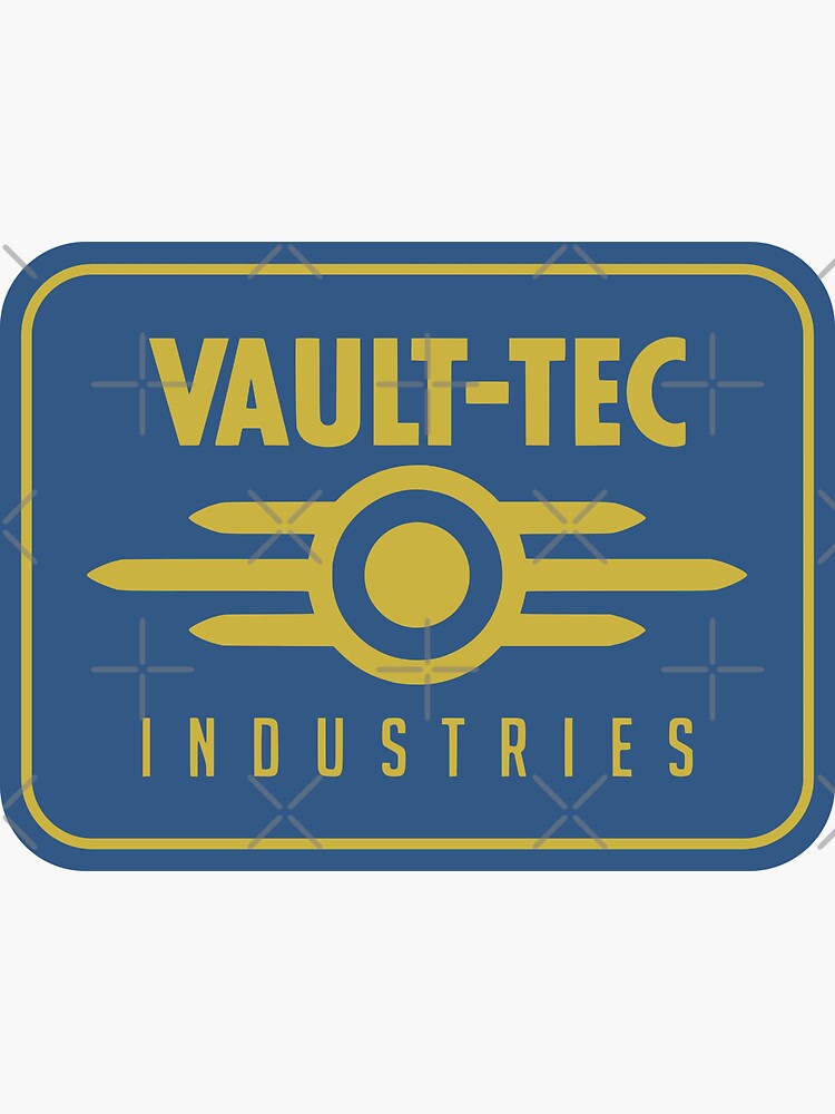 "Fallout Vault-Tec Industries" Sticker for Sale by OriginWave | Redbubble