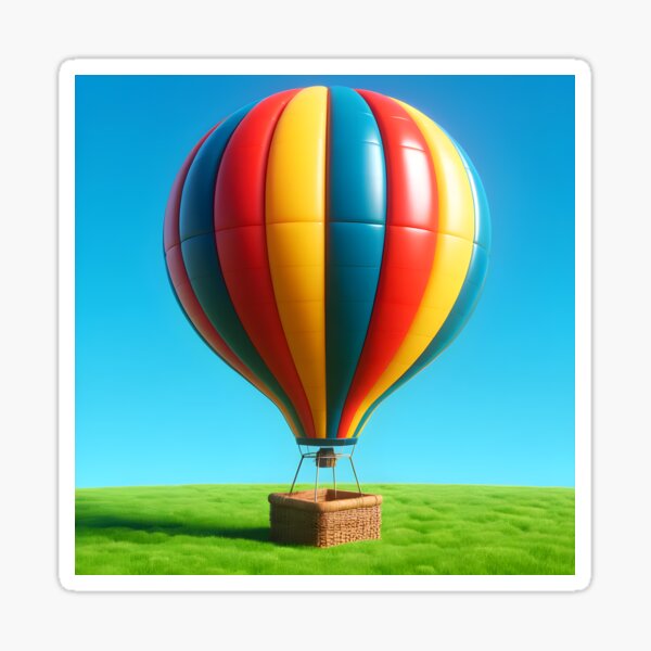 "Frutiger Aero Balloon Liminal Spaces" Sticker for Sale by gustavotiano ...