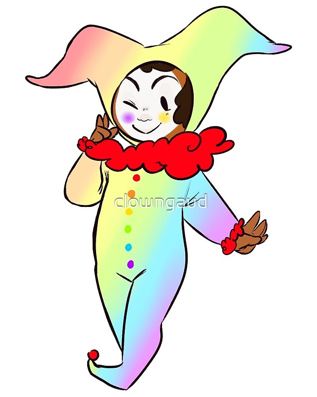 "Gay Pride Clown" by clowngaud | Redbubble