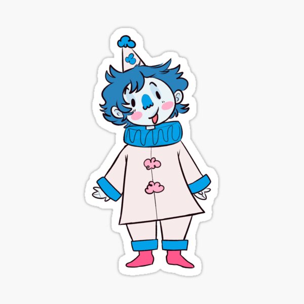 "Trans boy pride clown" Sticker by clowngaud | Redbubble